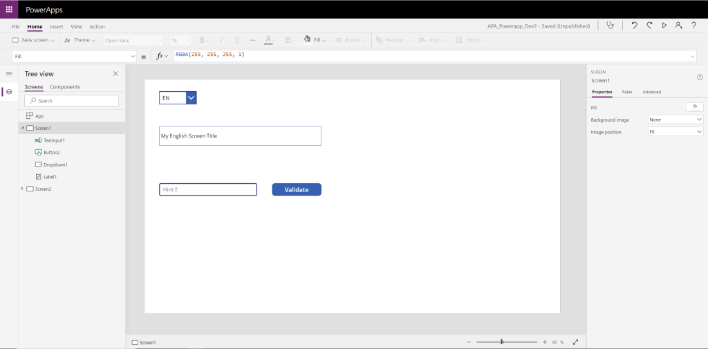 How to create a Multilingual Power Apps using a language file stored in ...